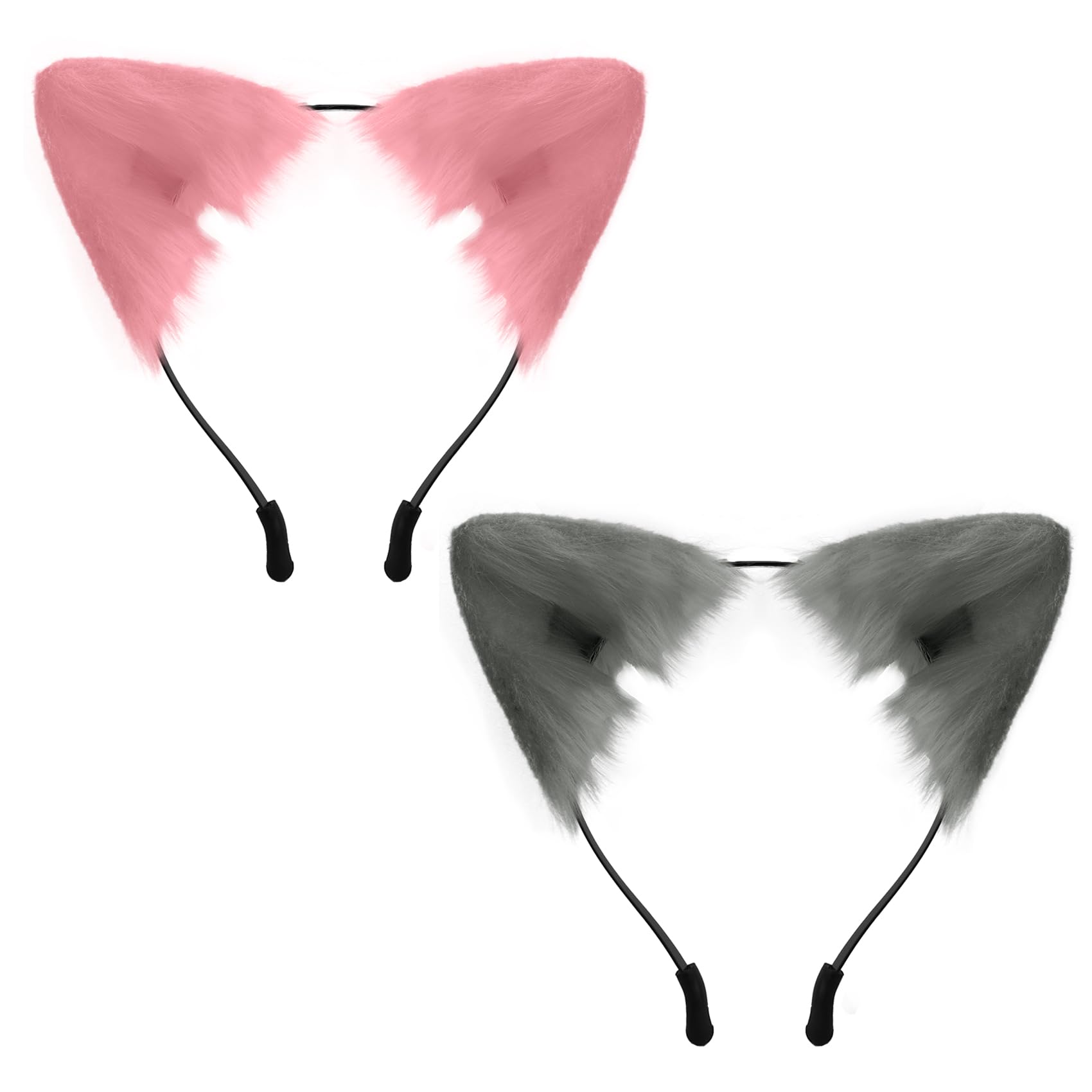 Snapklik.com : Anpiwshjo Cat Ears Headband, Halloween Headband, Animal ...