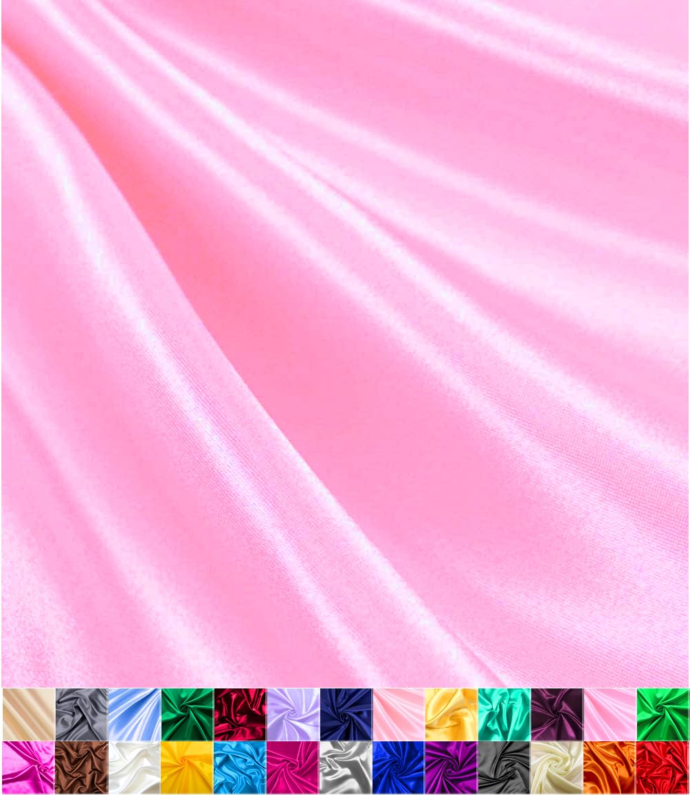 Amazon.com: Satin Fabric | by The Yard | Luxury & Soft | 60" Wide Roll ...