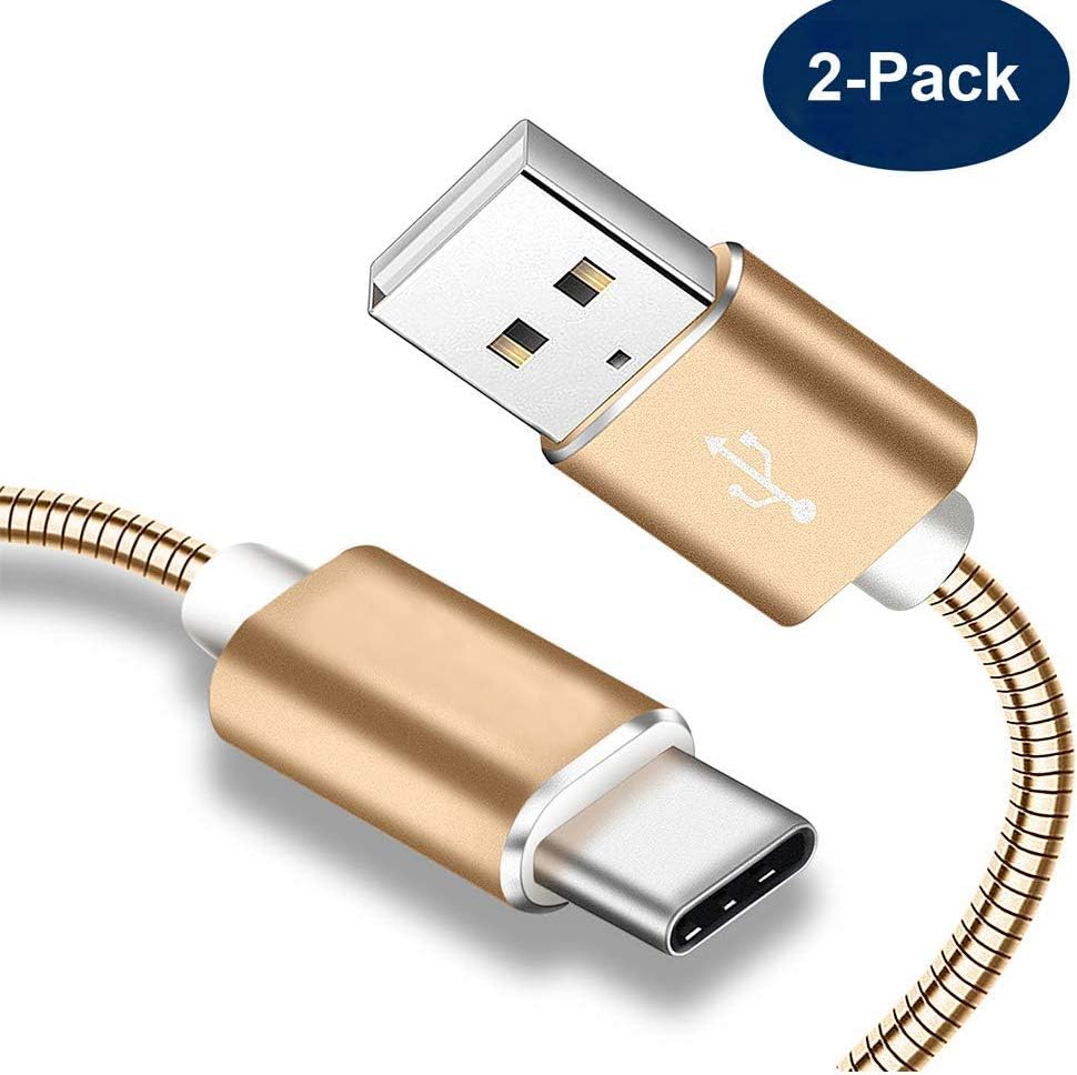 Amazon.com: HOISAN USB Type C Cable 2-Pack 3.3FT Metal Braided USB C to ...
