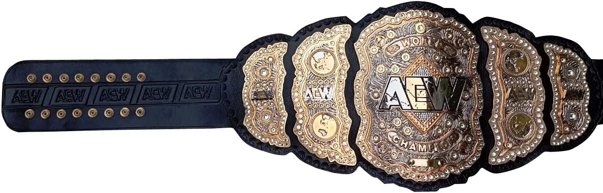 WORLD CHAMPION AEW WRESTLING REPLICA BELT ADULT SIZE. : Amazon.co.uk ...