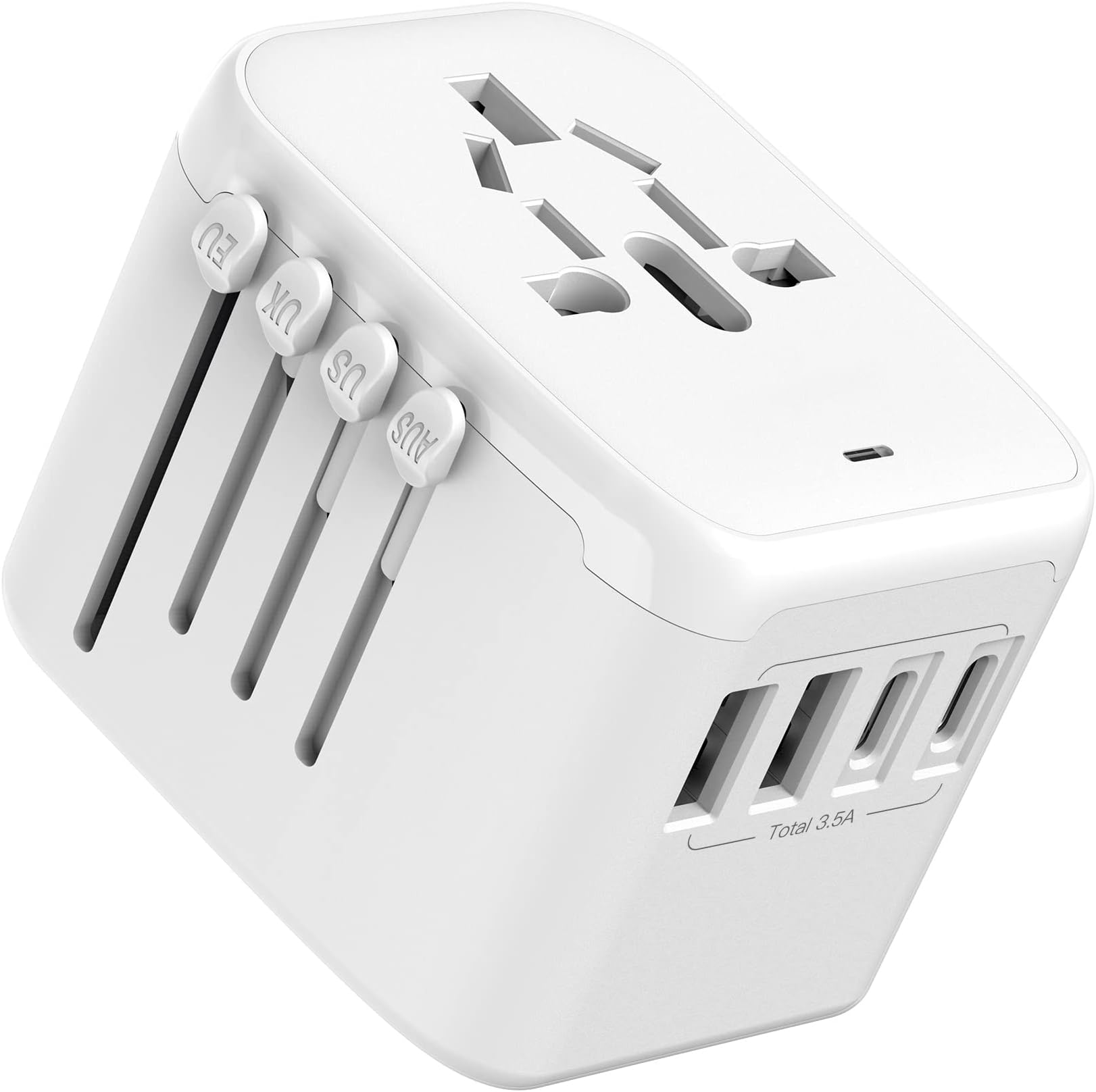 Universal International Power Travel Plug Adapter, 5 in 1 European ...