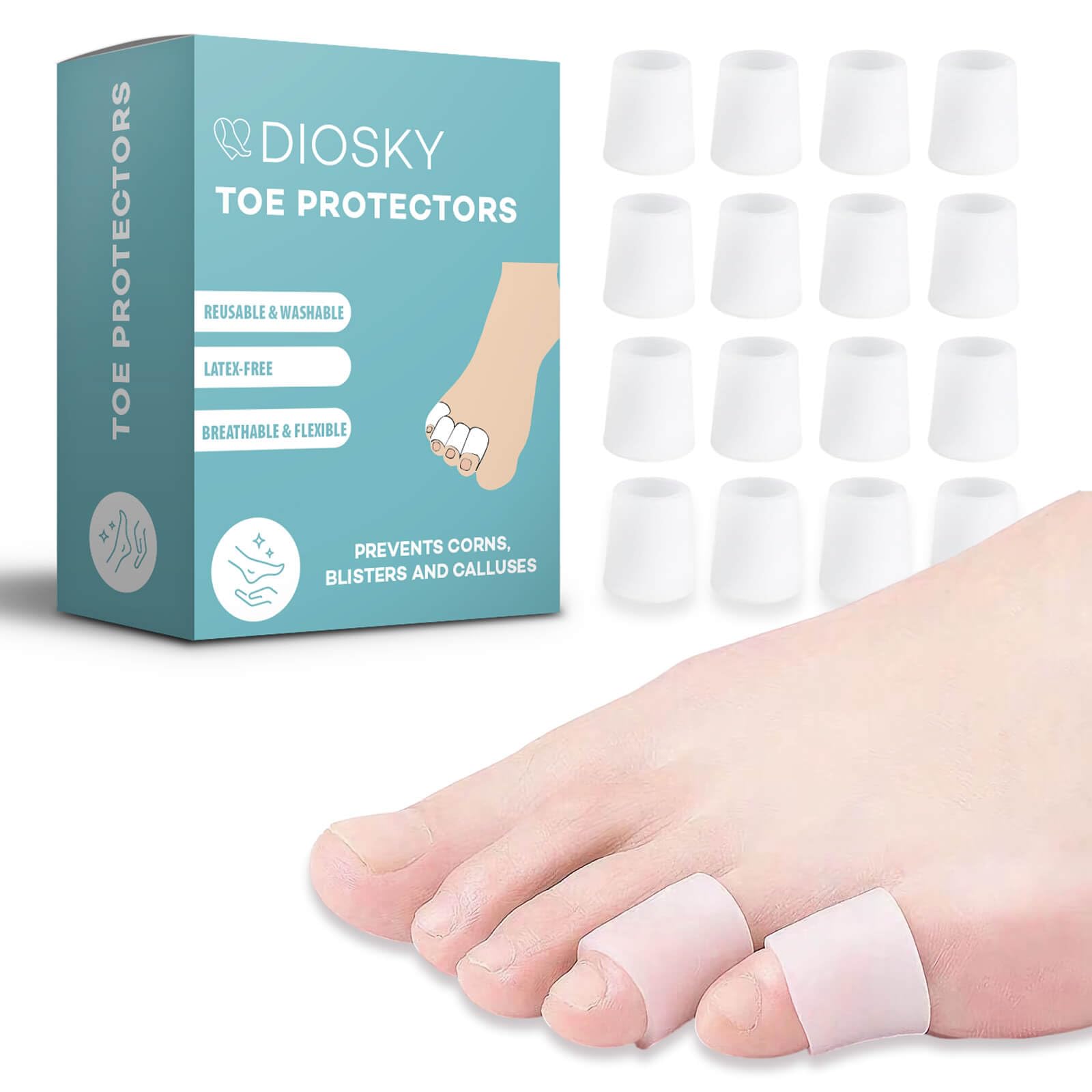 Amazon.com : Toe Protector Corn Remover Cushions, 16 Pack Pinky Toe ...