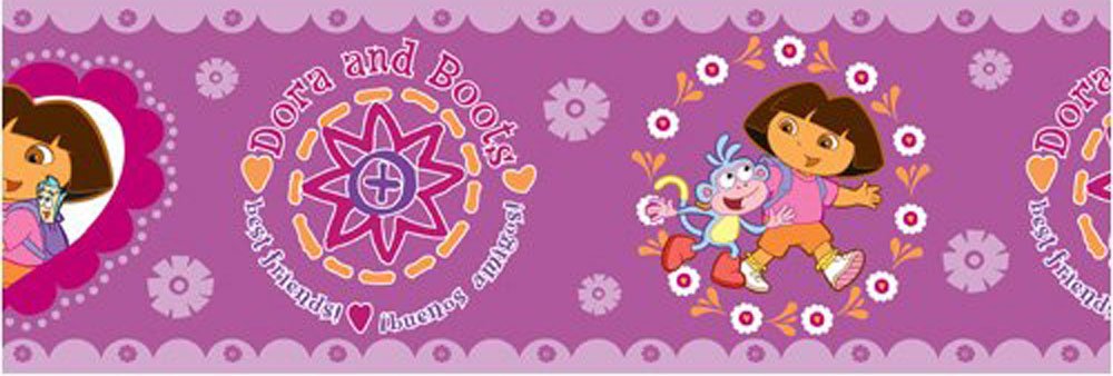 Self-Adhesive Border: Dora the Explorer - Wallpaper - Amazon.com