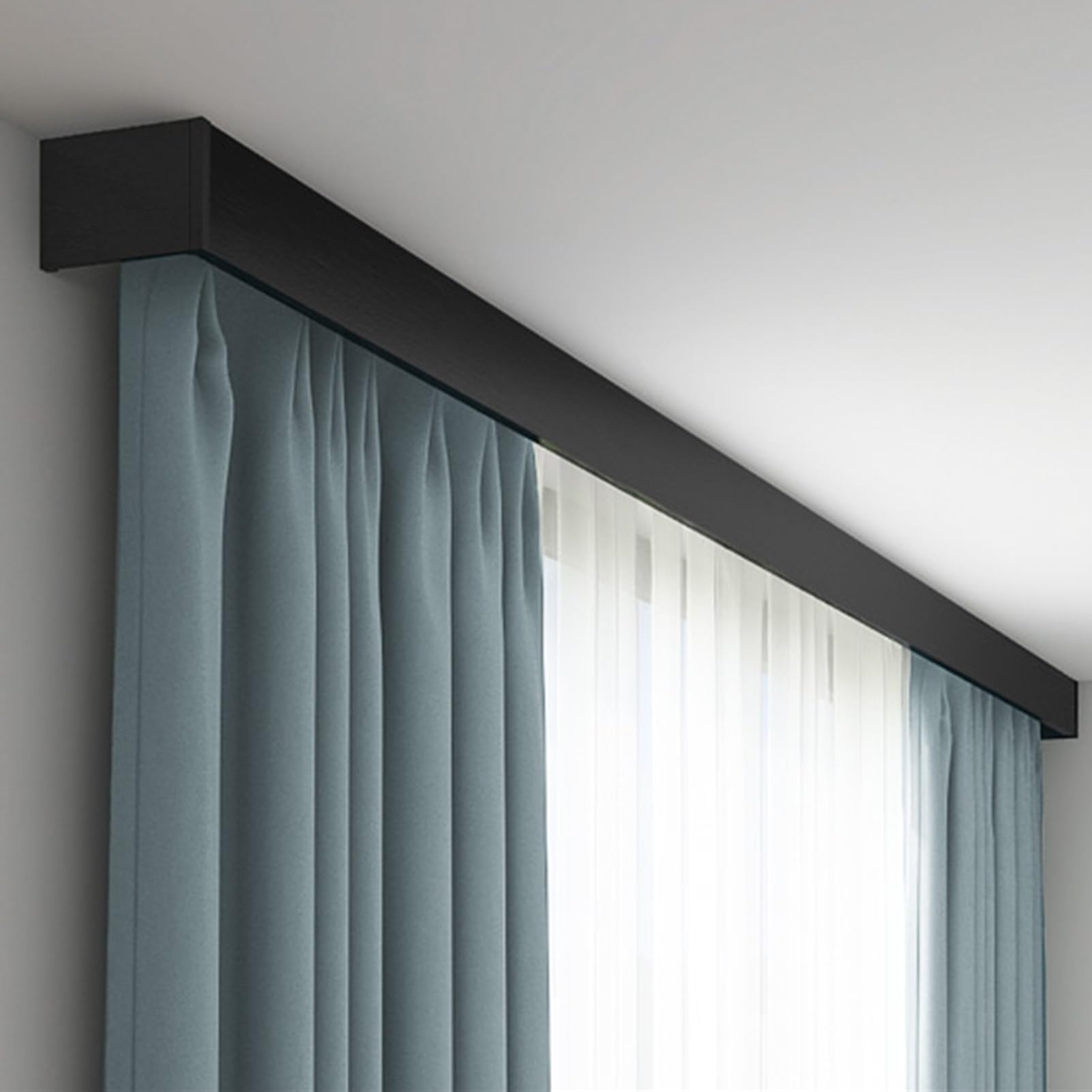 Sliding Curtain Track System Amazon.com: YXHOMME Ceiling Curtain Track