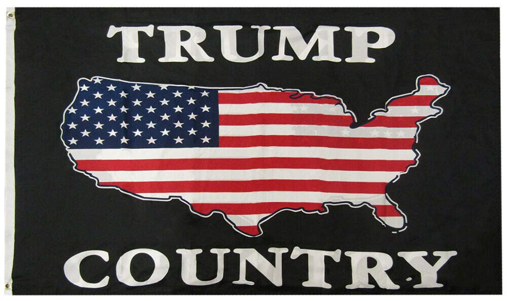 Amazon.com : Trump Country USA Black Premium Quality Heavy Duty Fade ...