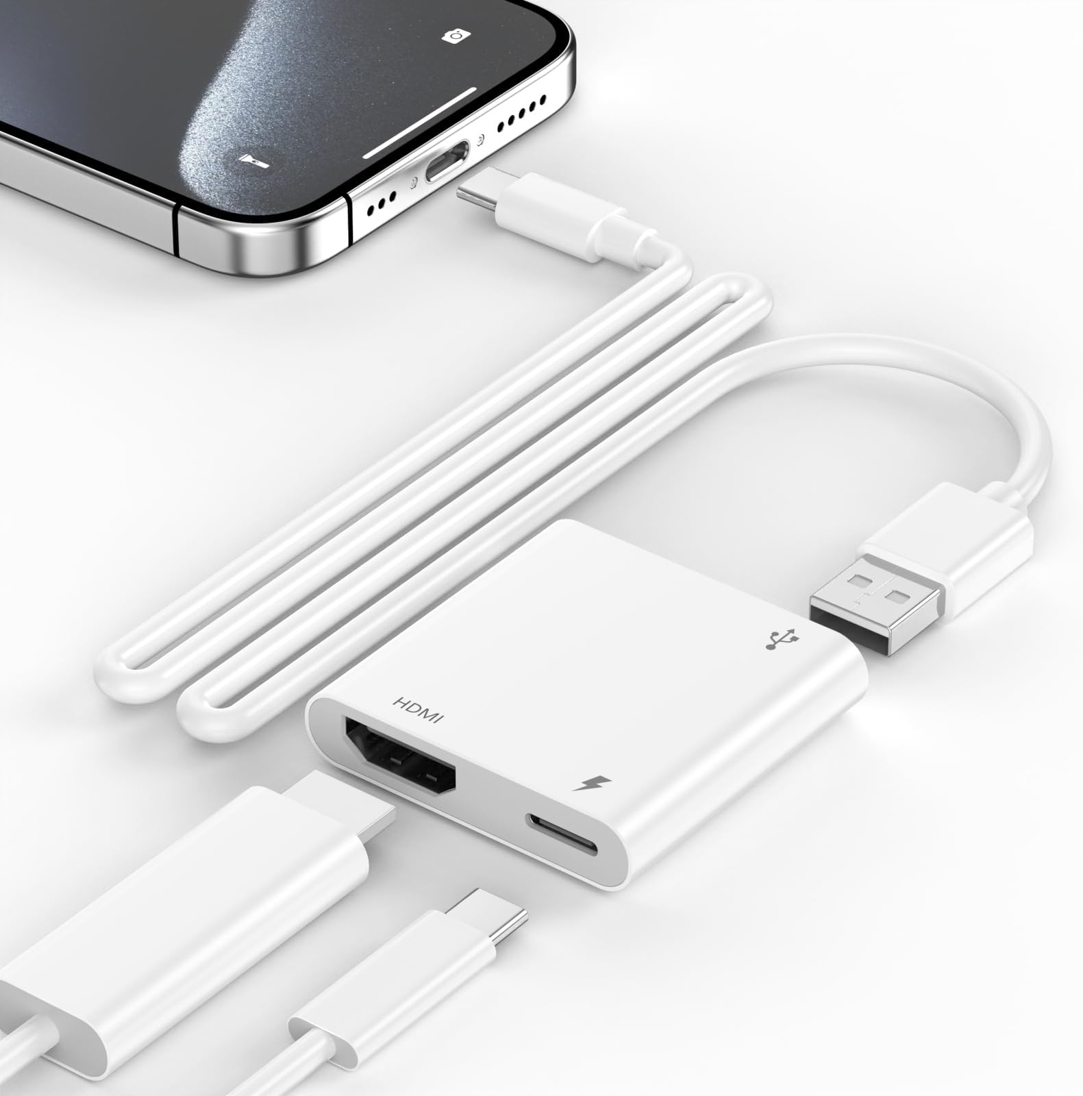 Amazon.com: TLsiwio Lighting to HDMI Adapter,1080P Screen Converter ...