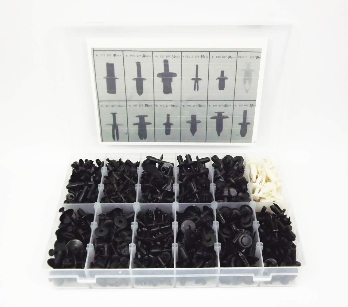 Amazon.com: 690-piece Car Automotive Push Pin Rivet Trim Clip Panel ...