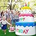 Amazon.com: 6 Ft Inflatable Happy Birthday Cake Decorations Outdoor ...