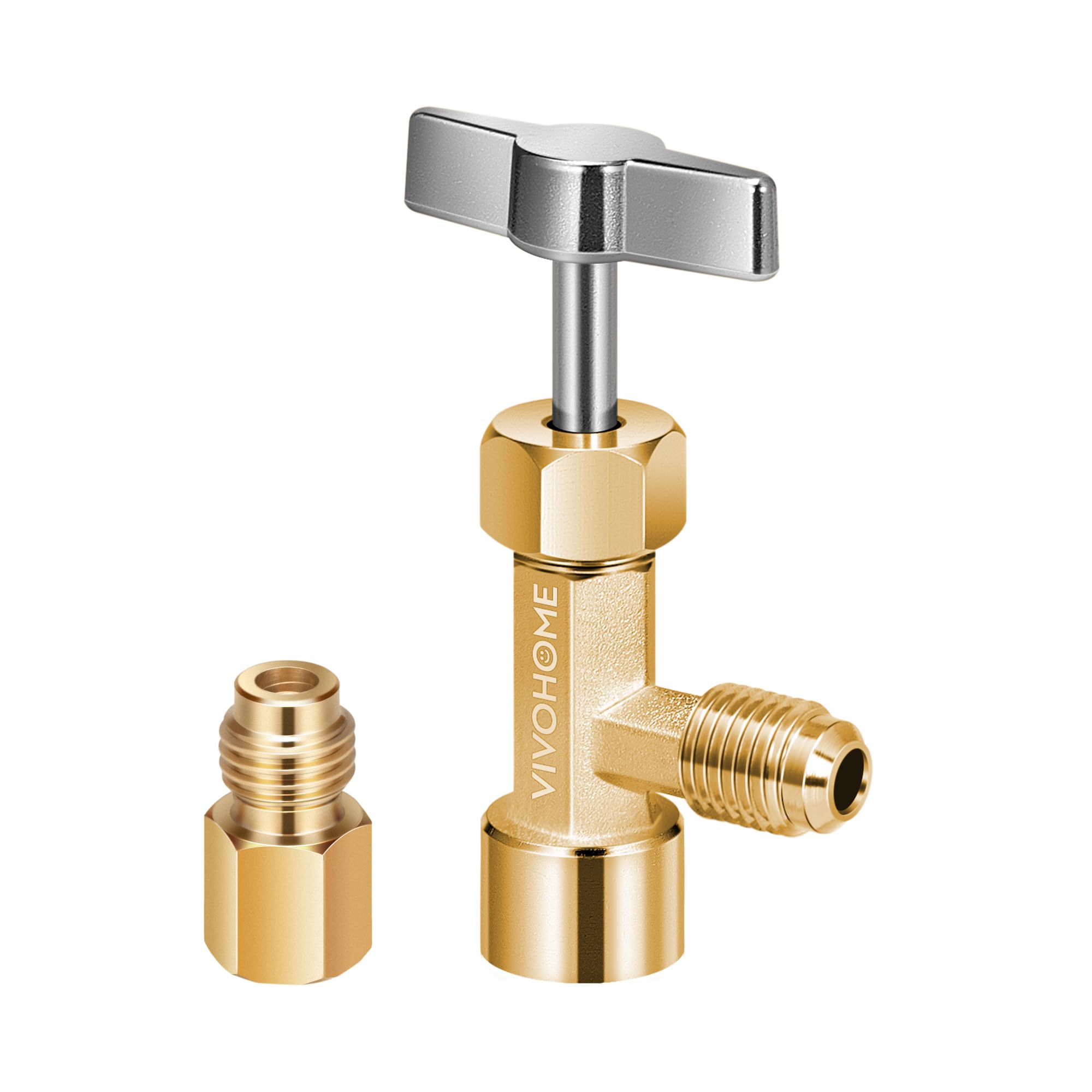 Snapklik.com : VIVOHOME R134a Can Tap Valve Puncture Style, Refrigerant ...