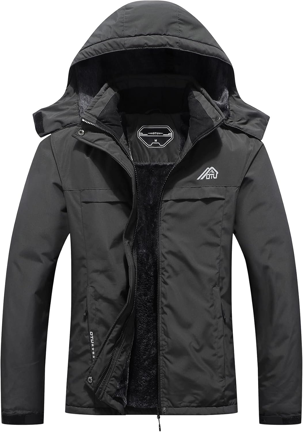 OTU Women's Waterproof Ski Jacket Snowboarding Windbreaker Warm Winter Hooded Mountain Snow Coat