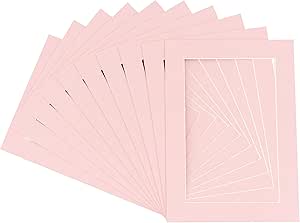 Amazon.com - Pack of TEN 11x14 Mats Bevel Cut for 8.5x11 Photos - Acid ...