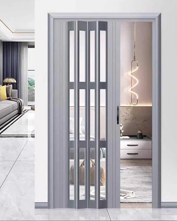 PVC Concertina Door, Internal Folding Door for Bedroom and Hallway ...