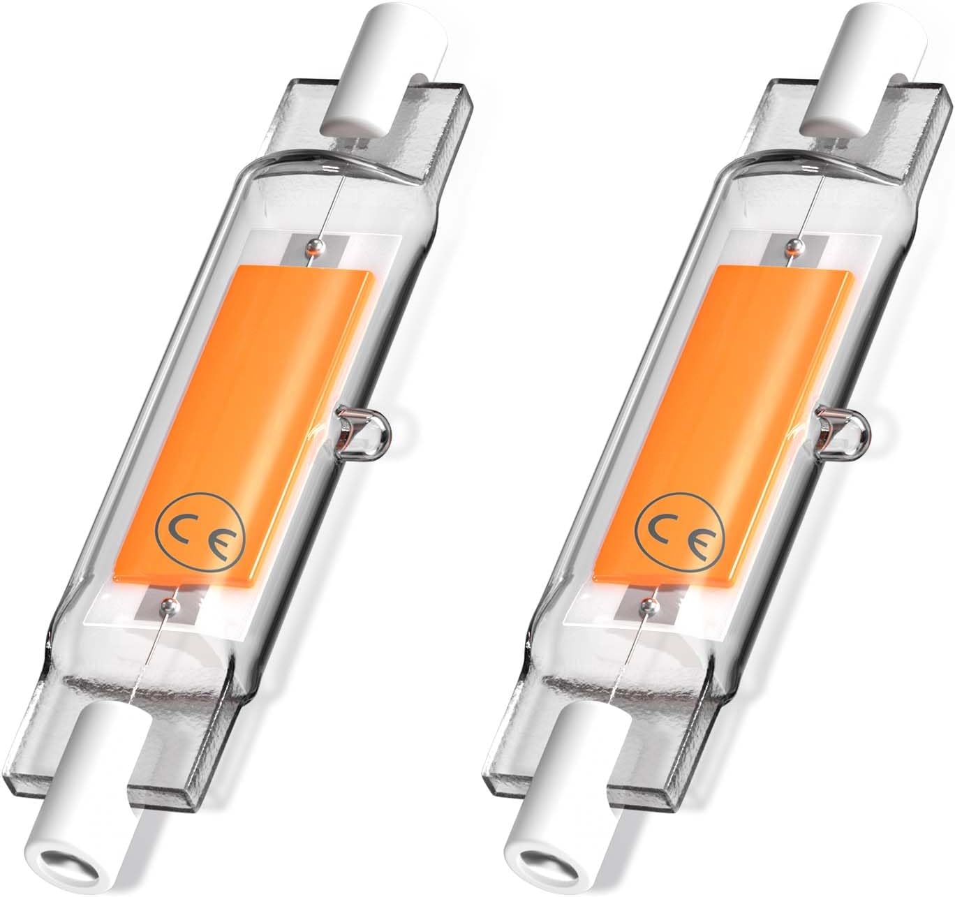 Bonlux 5W R7S 78MM LED Bulb Warm White 2700K J78 T3 Type Double Ended ...