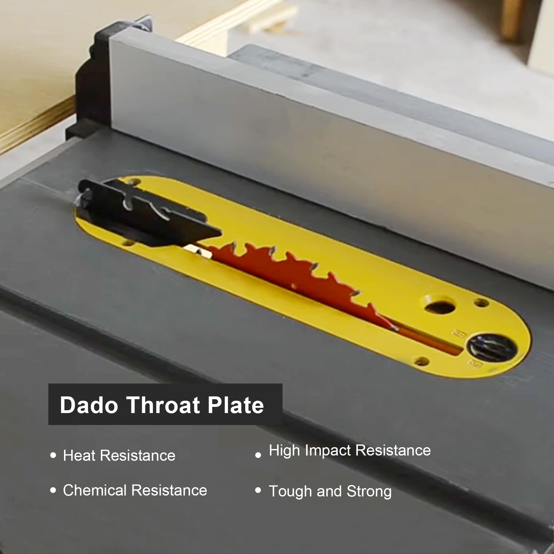 DeWalt 10 DWE7402DI Table Saw Accessories Dado ThroatPlate Blades For ...