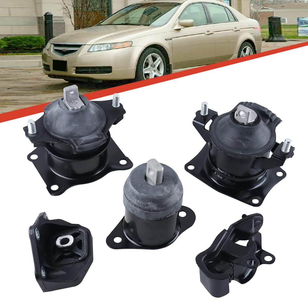 Snapklik.com : Engine & Transmission Motor Mount Set FIT 2004-2006 ...