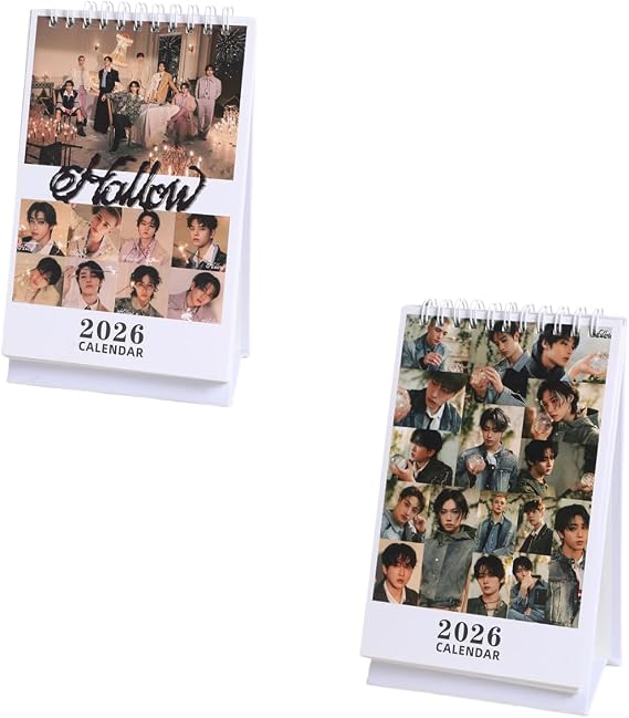 SKZ 2026 Desk Calendar 'STAY' 13 * 23cm 'Hollow' Desktop Calendar Stray ...