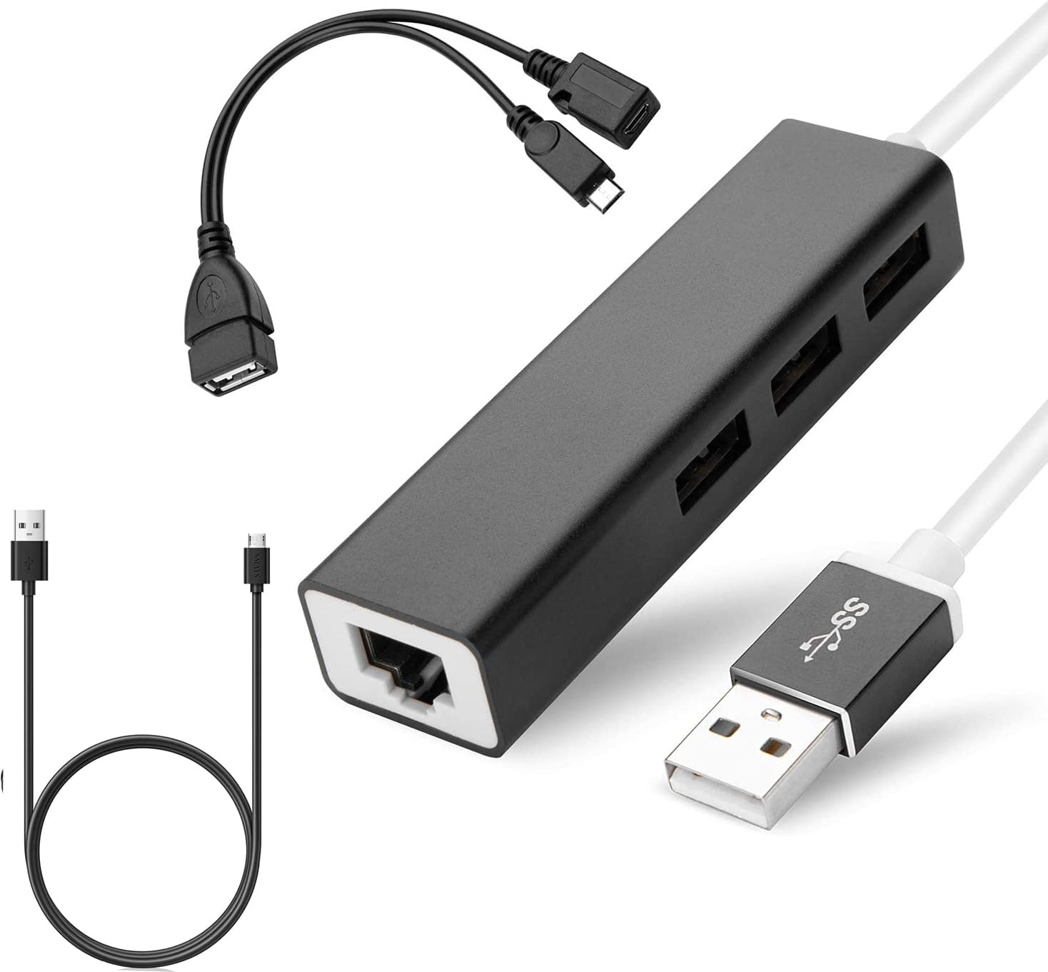 Amazon.com: Belkertech Ethernet Adapter, USB Network Adapter/Micro USB ...
