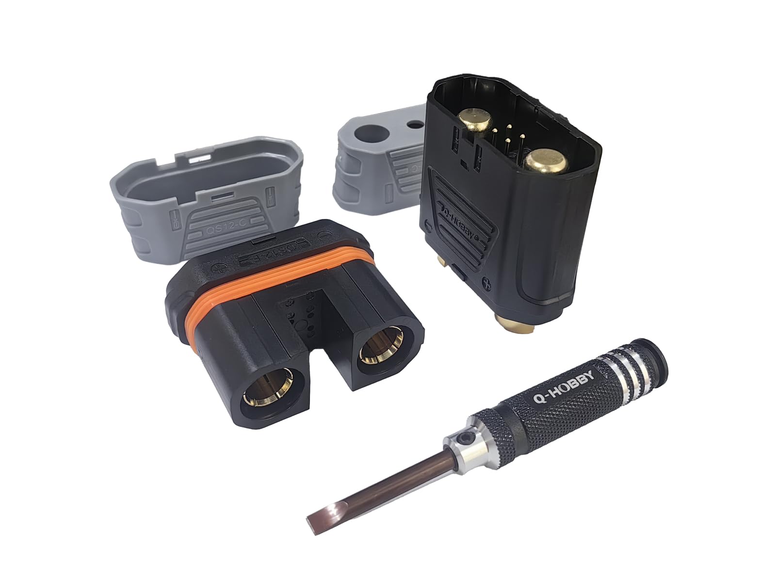 250a High Current Qs12 Anti Spark Connector With 4pin Signal ...