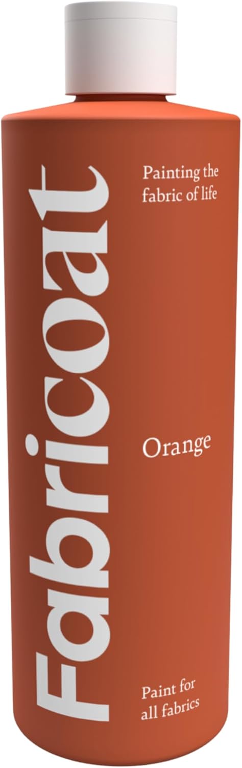 Amazon.com: Fabricoat - Fabric Paint for Furniture - 8.5oz / 250ml Orange - Restore or Change ...