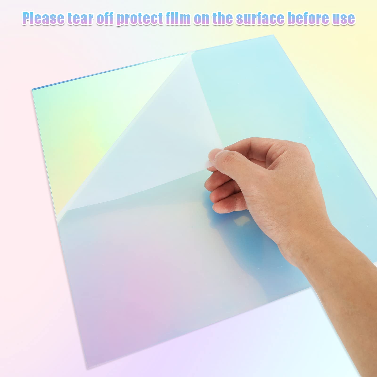 Snapklik.com : 4 Pack Iridescent Acrylic Sheets 118x118 Inch Colored ...