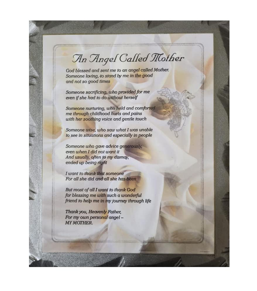 Amazon.com: “An Angel Called Mother” Wall Art Tribute with ...