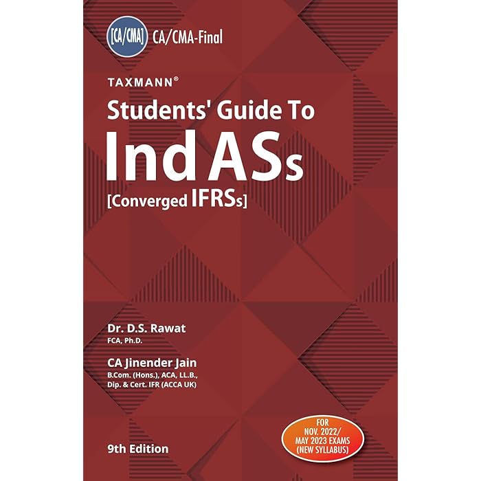 Buy Taxmann's Students' Guide to Ind AS [Converged IFRS] – Most updated ...