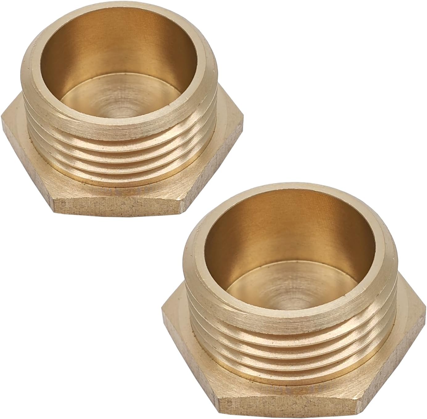 Amazon.com : Kabter Brass Garden Hose Thread End Caps Hose plug, 3/4 ...