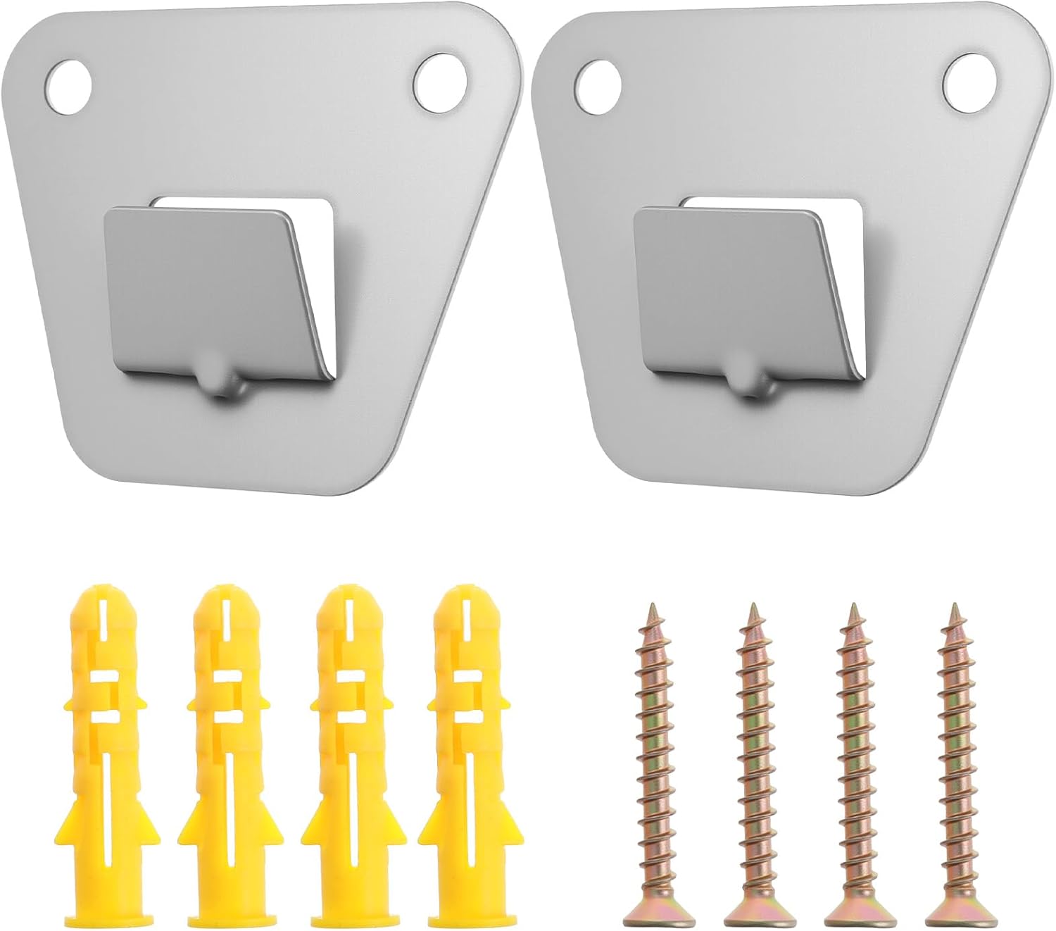 4 Set Wall Mounting Fan Brackets,Heavy Duty, Solid Steel Fan Wall Mount ...