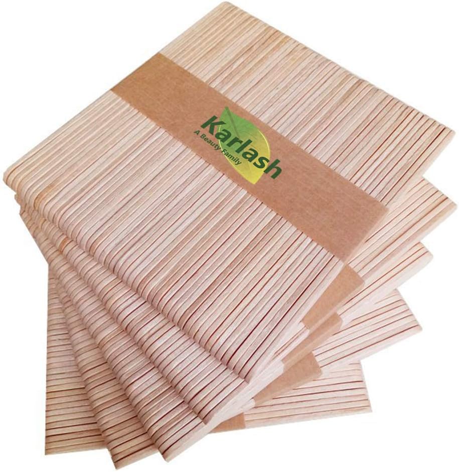 Amazon.com: KTOJOY 100 Pcs Craft Sticks Ice Cream Sticks Natural Wood ...