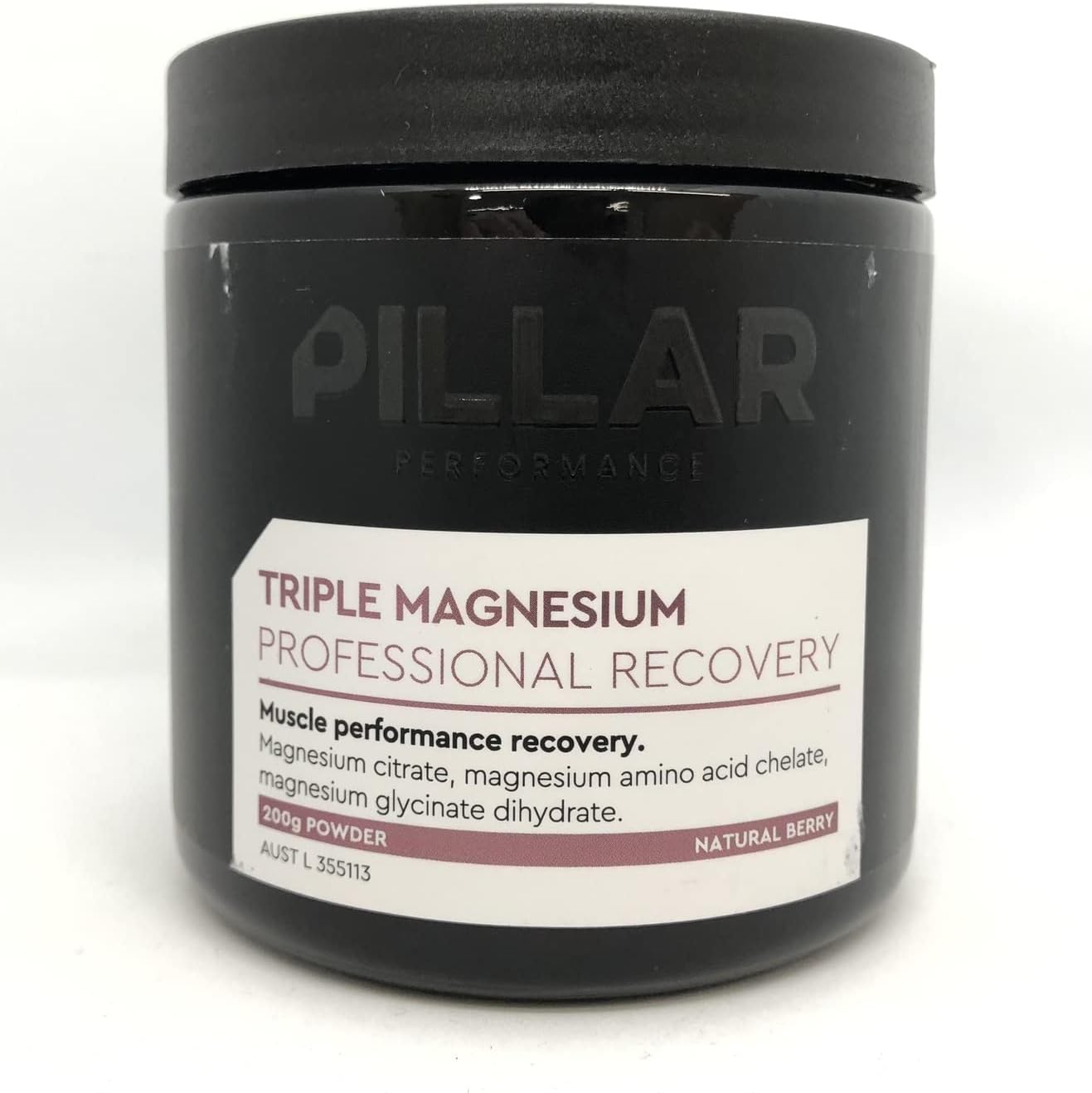 Pillar Performance Natural Berry Triple Magnesium Powder 200 g : Amazon ...