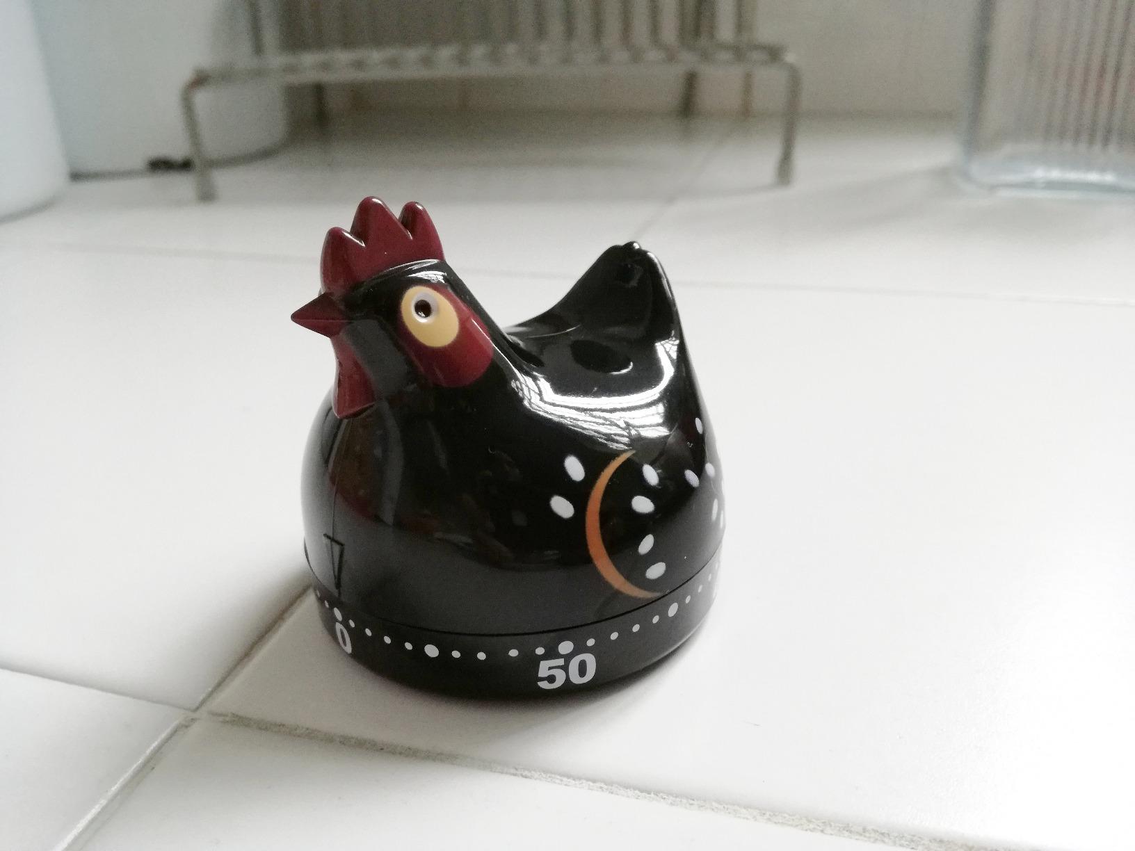 Amazon.com: Timer - Mechanical, Chicken Shape - Black - 60-Minute Timer ...