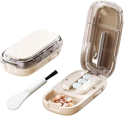 Amazon.com: Pill Cutter, Adjustable Pill Cutter Splitter for Small and ...