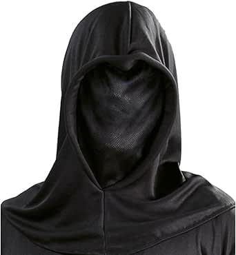 FIESTAS GUIRCA | Dark Hood (One Size) - Hooded Mask for Ghost and ...