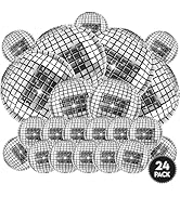 Amazon.com: Inflatable Disco Ball Balloons Pack of 14 - 22” Silver ...
