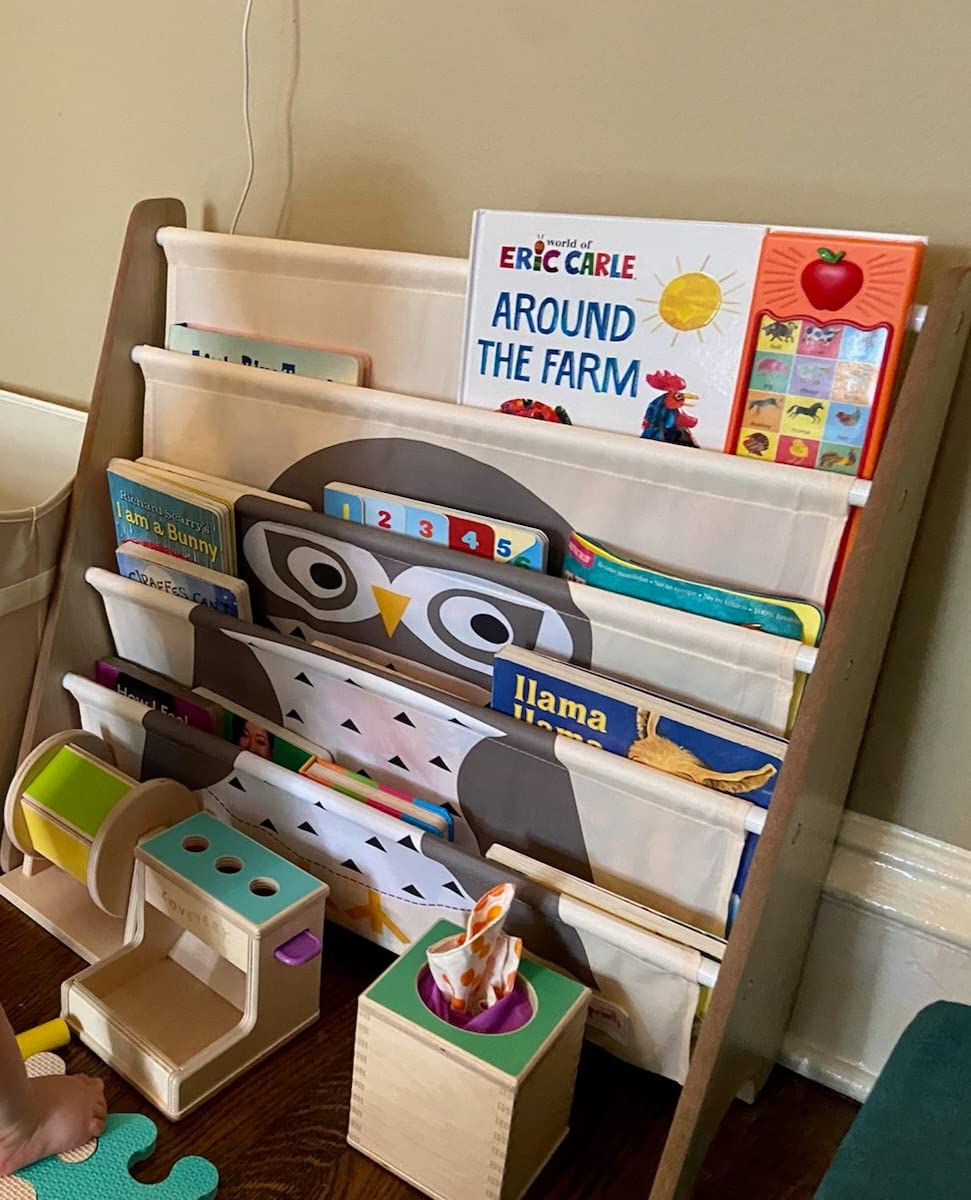 $8/mo - Finance 3 Sprouts Book Rack – Kids Storage Shelf Organizer Baby ...