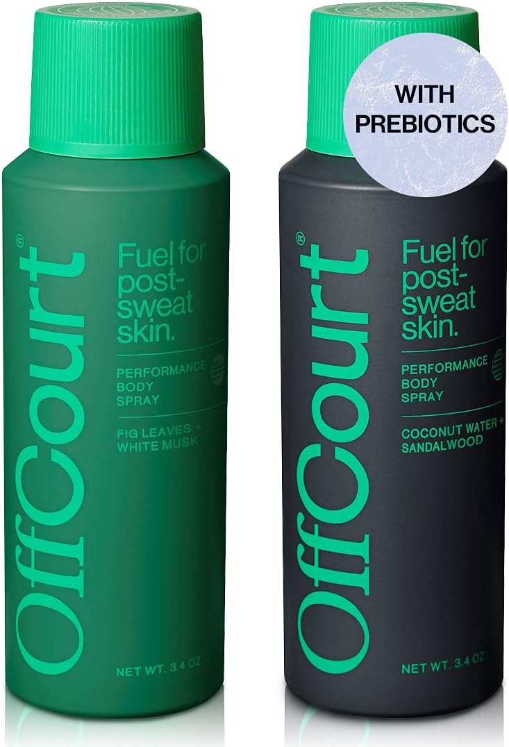 Amazon.com : OffCourt Natural Body Spray for Men with Prebiotics ...