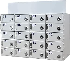 Amazon.com: White Acrylic Mobile Phone Storage Cabinet, Mobile Phone ...