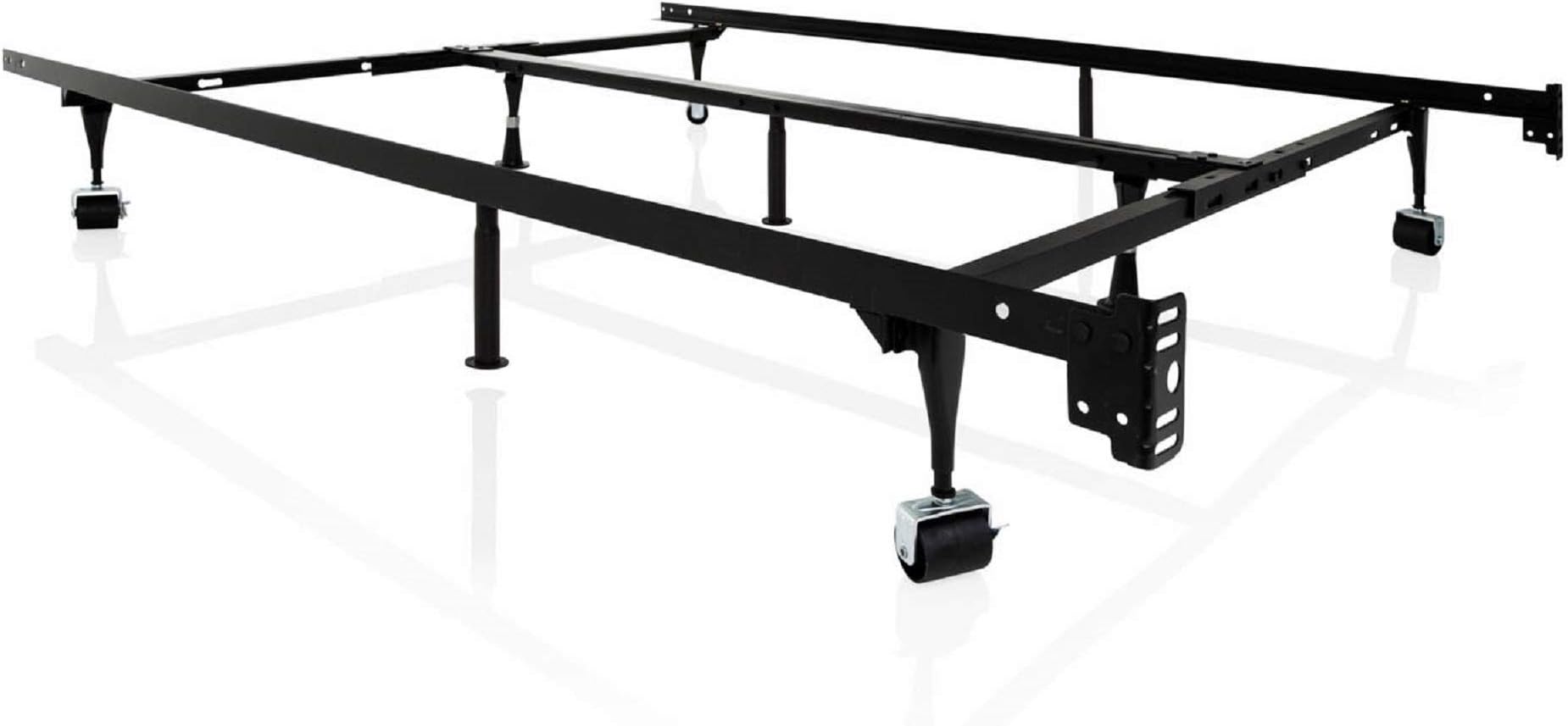 Amazon.com: Mantua Insta-Lock Adjustable 6-Leg Bedframe with Nylon ...