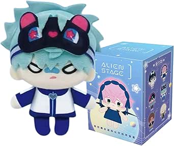 Bahomu Plush Blind Box, Cute Alien Stage Series Soft Plush Keychain ...