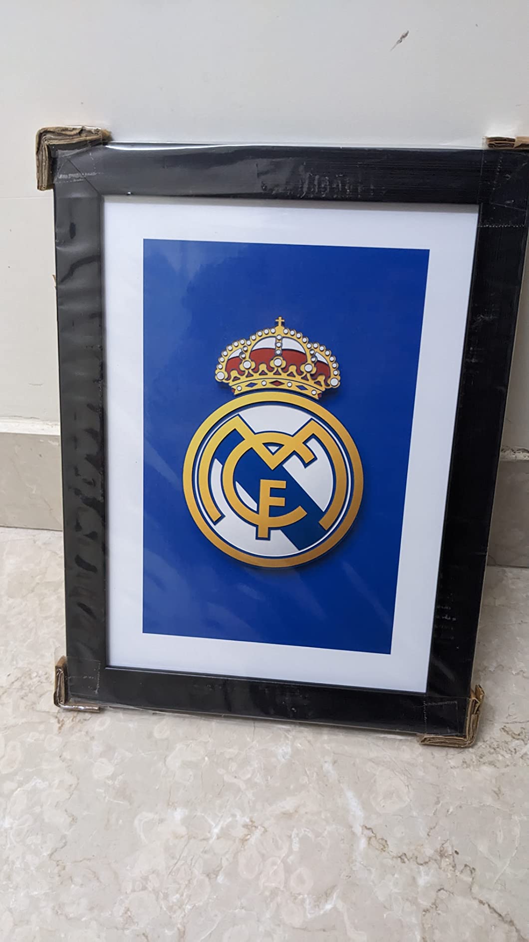 TenorArts Real Madrid Merchandise Wooden Logo Crest Wall Hanging ...