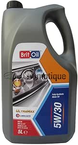 AUDI A1 (10 +) BRITOIL FULLY SYNTHETIC ENGINE OIL 5W30 : Amazon.co.uk ...