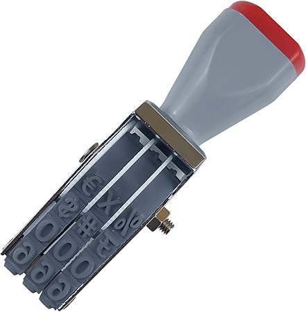 SUUJI 3 Digit Number Stamp, Adjustable Digit Rubber Changeable Number ...