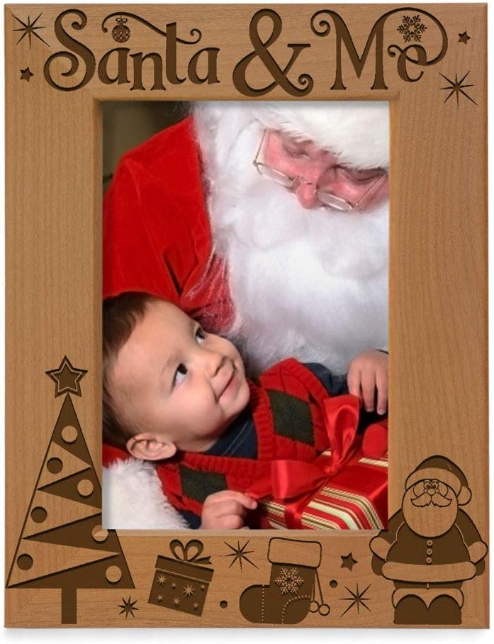 Amazon.com - Juvale My First Christmas Picture Frame for 4x6 and 5x7 ...