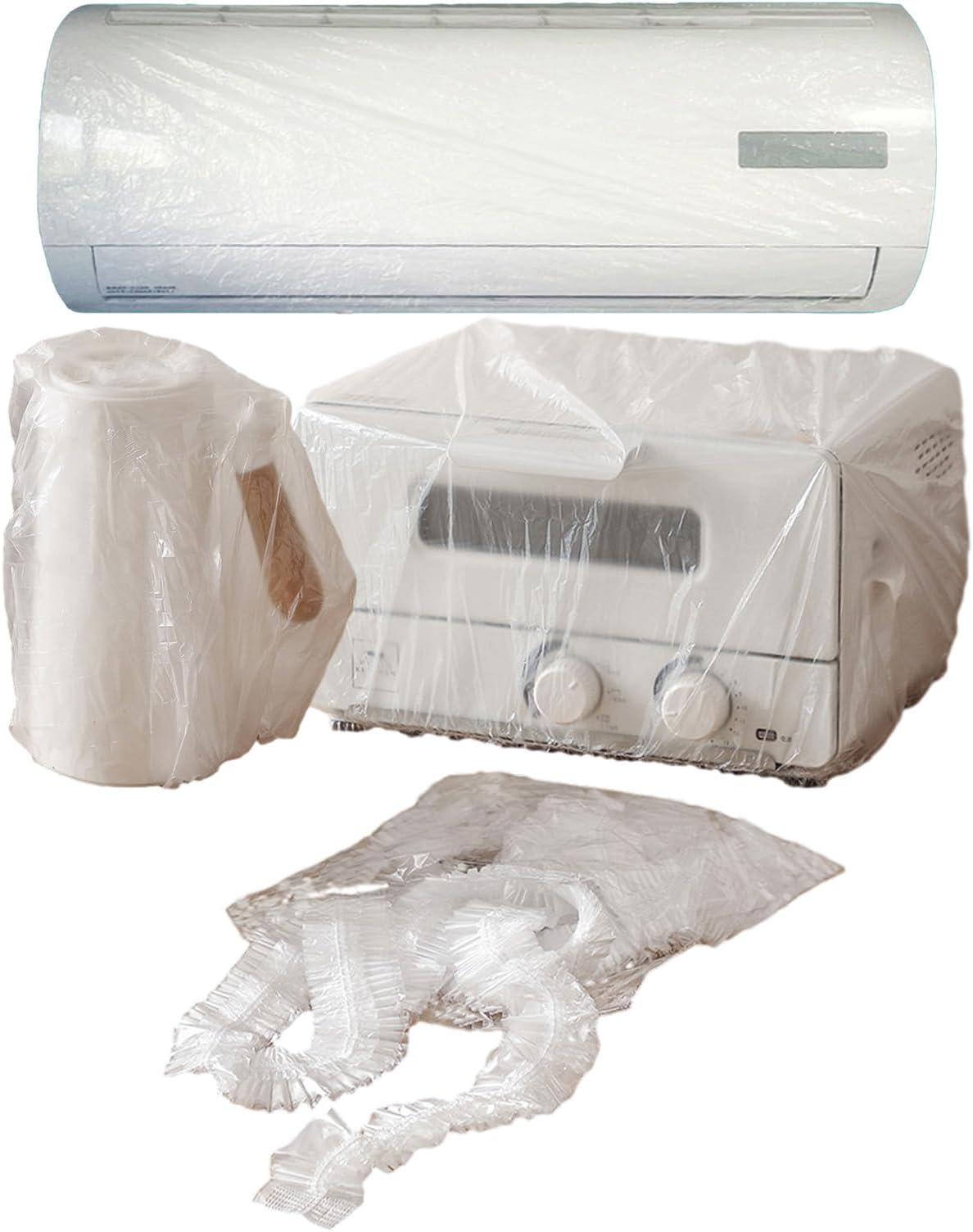 Amazon.com: OSKOUR 30 Pieces Furniture Dust Covers with Elastic Band ...