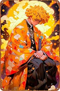 Amazon.com : Zenitsu - #0002 - Zenitsu Posters Tin Metal Sign Vintage ...