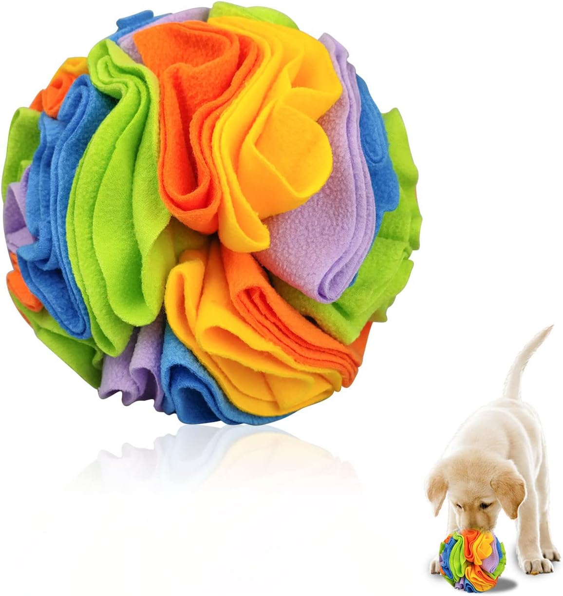 TWOPER Snuffle Ball for Dogs - Dog Toy Sniffle Interactive Treat Ball ...