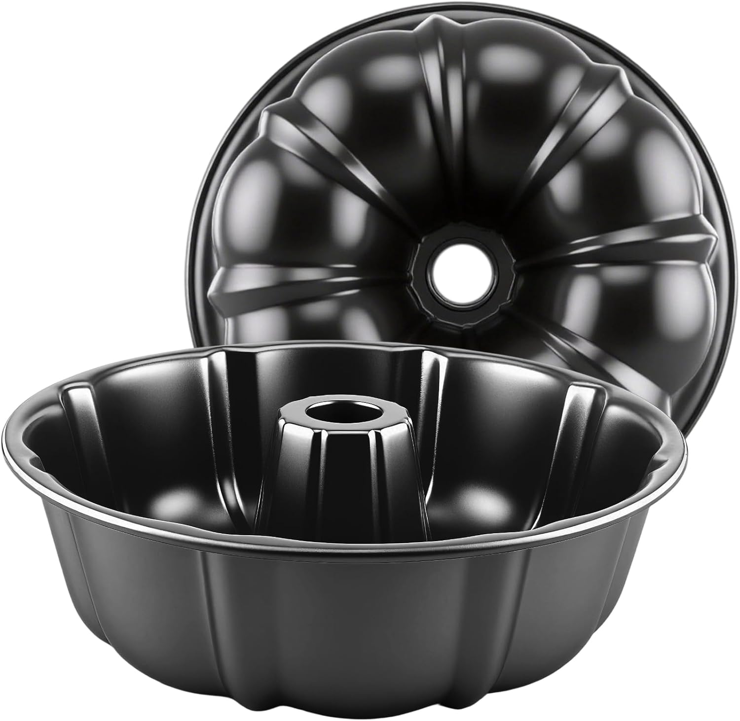 Amazon.com: Shinsin 9.5" Cake Pan, Non-stick Round Fluted Tube Cake ...