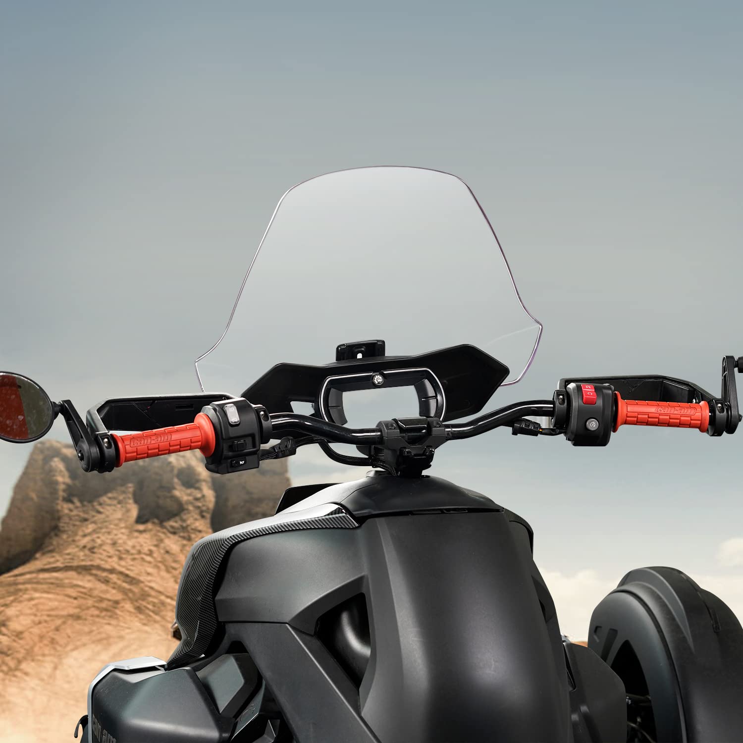 Ryker Adventure Wider Windshield, A & UTV PRO New Upgrade XXL ...