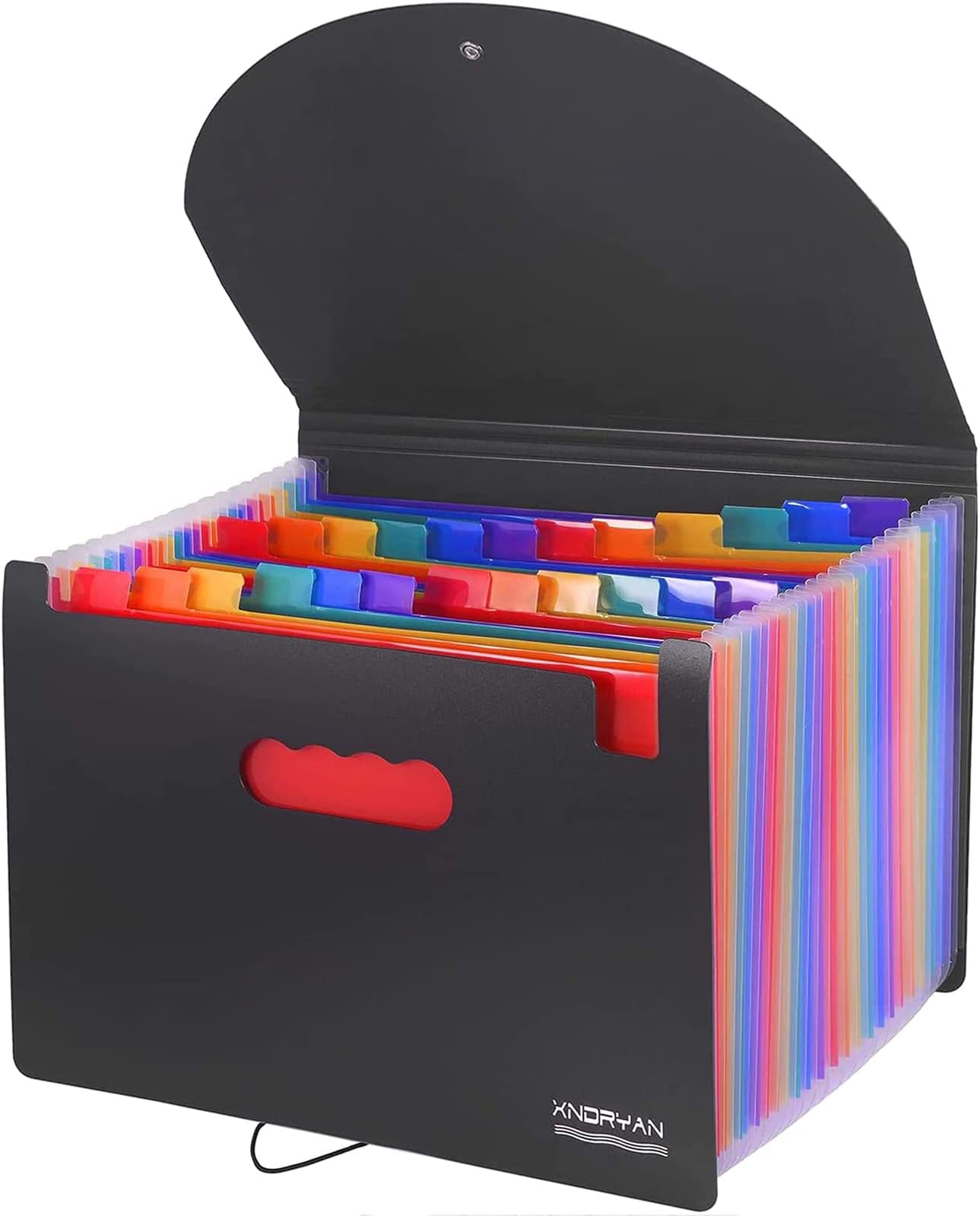 File Organiser, Xndryan 24 Pockets Expanding File Folder A4 Size ...