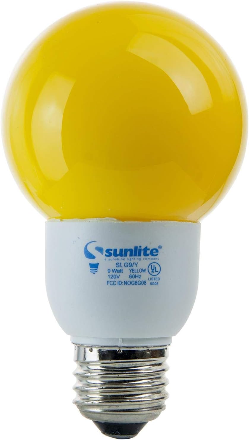 Sunlite 05690-SU CFL G21 Colored Globe Bulb, 9 Watts (40W Equivalent ...
